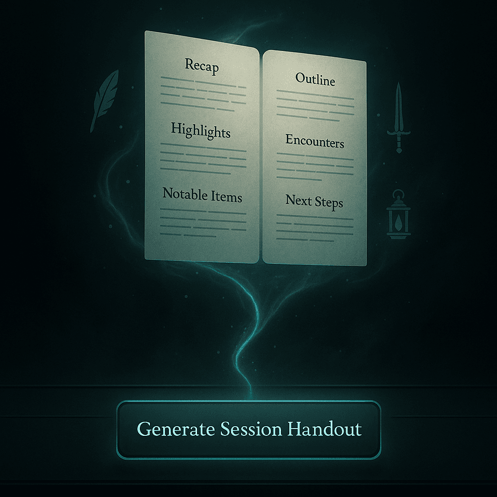 Features - TTRPG Campaign Management Tools | Archivist AI